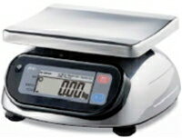 【製品特長】 ・本体に水をかけて洗浄可能なステンレスボディ！（防塵・防水保護等級IP65/JIS5等級準拠（ACアダプタ使用時を除く） 　衛生管理も万全。水没には適しません。 ・容器をのせた状態でゼロ表示可能な風袋機能付き。 容器は「ひょう...