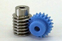 【メーカー特長】 　低価格で応用性のある一般普及タイプのウォーム ギヤです。 材料を豊富に取り揃え、ウォームにはサビに強いSUS303、ホイールには軽量かつ、無潤滑でも使用できるMC ナイロンやポリアセタールの製品も用意してあります。用途に...