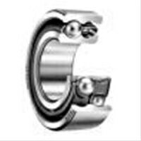 【製品概要】・単列アンギュラ玉軸受を背面組合せにした形式（DB）で、内輪、外輪が一体になってます ・単列アンギュラ玉軸受に比べて、一列に入る玉の数が少ないので、組合せアンギュラ玉軸受より負荷能力が小さくなります ・1個の軸受で、両方向のアキ...