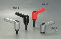 ※画僧はイメージです。 【メーカー特長】 ・RoHS指令適合品 ・位置決め固定をする時に使用するレバーです。 ・レバーの回し半径を小さくした事で、スペースのない所でもご使用可能になりました。