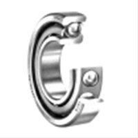 【製品概要】・玉と内輪・外輪の軌道がラジアル方向に対して接触角αで接し、ラジアル荷重と、一方向のアキシアル荷重に耐える ・接触角が大きいほど、アキシアル荷重の負荷能力が大きい。接触角が小さいほど、高速回転性が良くなる ・通常、軸受2個を対向...