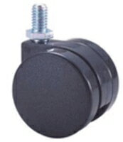 ！商品画像はイメージです！ ●ネジT…UNC3/8×16山 ●許容荷重dan(kgf)…50 (51) ●車輪径…50mm ●車輪材質…ナイロン車輪 ●取付方法…ねじ込み式 ●ストッパー機能説明…なし ●車輪型式…双輪