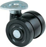 ！商品画像はイメージです！ ※販売価格は、1個売りのお値段となります。 ●許容荷重N(kg)…588(60) ●車輪径…38m/m ●本体…ナイロン ●車輪…強化プラスチック ●取付方法…プレート式 ●ストッパー機能説明…なし