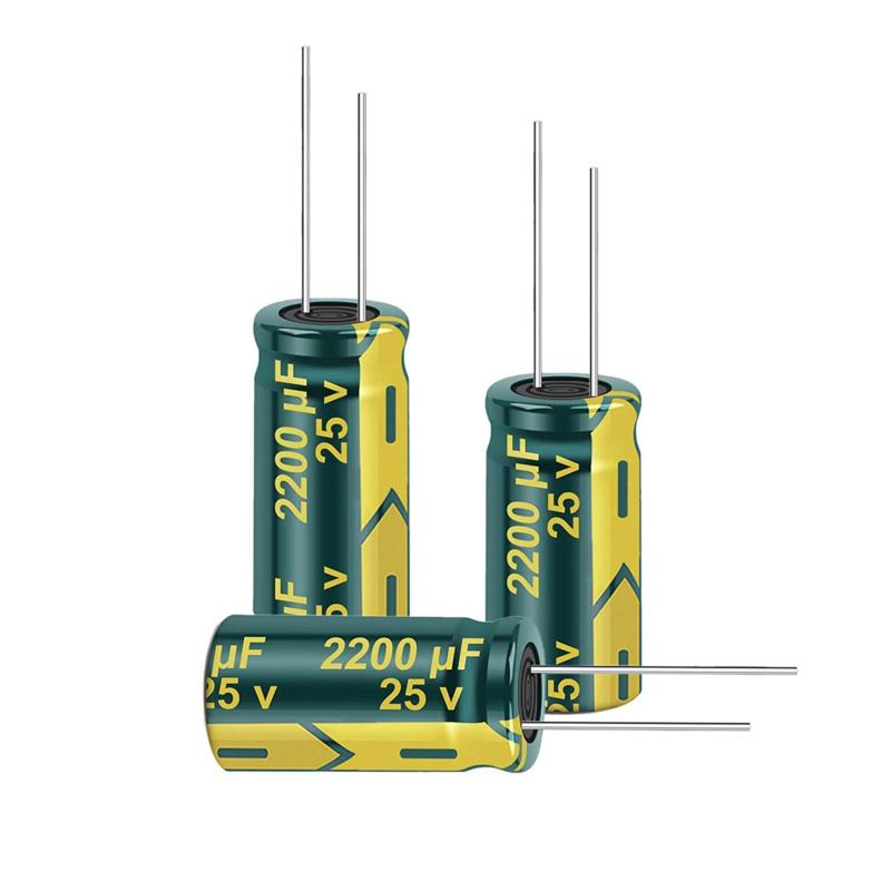 PENGLIN 10個 電解コンデンサ アルミ電解コンデンサー 2200UF 105℃ 高周波 低抵抗 長寿命