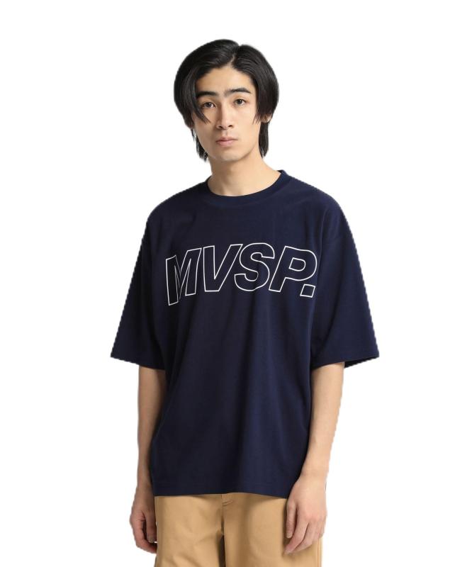 MOVESPORT(ムーブスポーツ) Tシャツデサント Tシャツ 半袖 EXcDRY 表パイル ビックロゴ ショートスリーブシャツ ストレッチ 吸汗速乾 UVカット(UPF50+) ドライ メンズメンズSIZE：S　肩幅：52cm　袖丈：2...