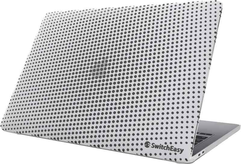 【SwitchEasy】 MacBook Pro M2 M1 13 / 2022 2020 対応 ケース カバー 薄型 ドット 柄 保護 ハードケース 排熱口/滑り止め 付 おしゃれ スリム 保護ケース 傷防止 ケースカバー [ Apple...