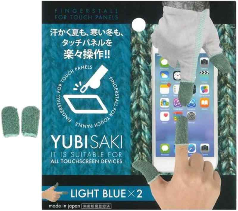 亀島商店(Kameshima) YUBISAKI 約4.5cm LIGHT BLUE 2コ入り ホビー用ツール 202005ホビー用ツール2個入長さ：約4.5cm色：LIGHT BLUE素手でも、手袋の上からでも、スマホやタブレット端末のタ...