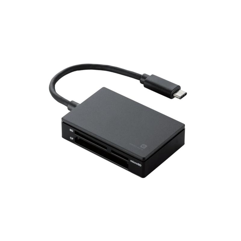 エレコム カードリーダー USB type-C USB3.1 Gen1 9倍速転送