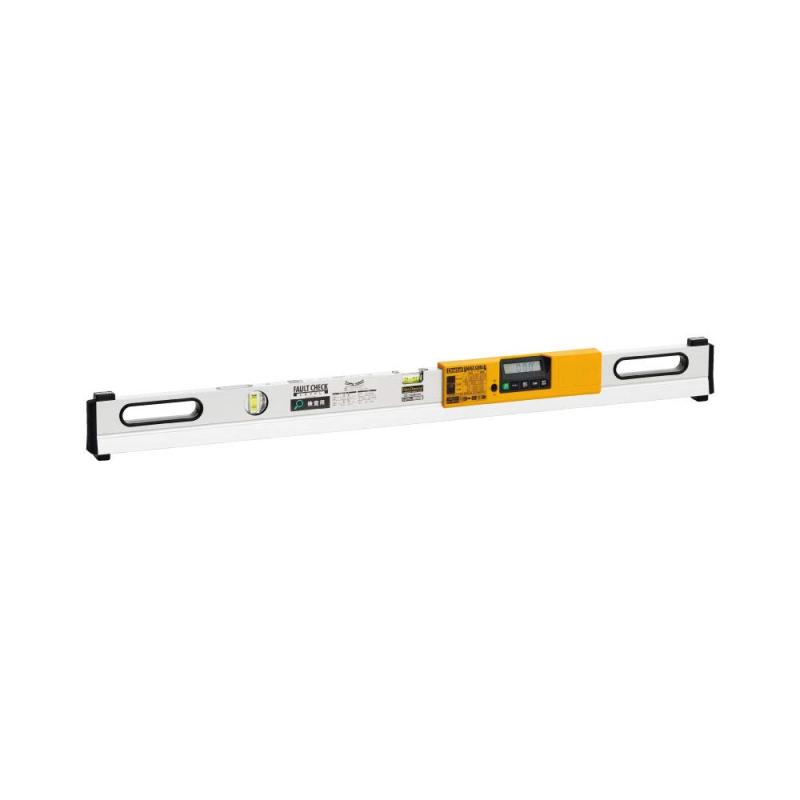 エビスダイヤモンド デジタルフォルトチェックレベル（検査用）1000mm ED-100DFCKN壁・柱　垂直正面測定窓で垂直気泡管を正面から測定できます。床　水平を上面から測定出来ます。水平気泡管（全機種対応）　拡大レンズが付き、大変見やす...
