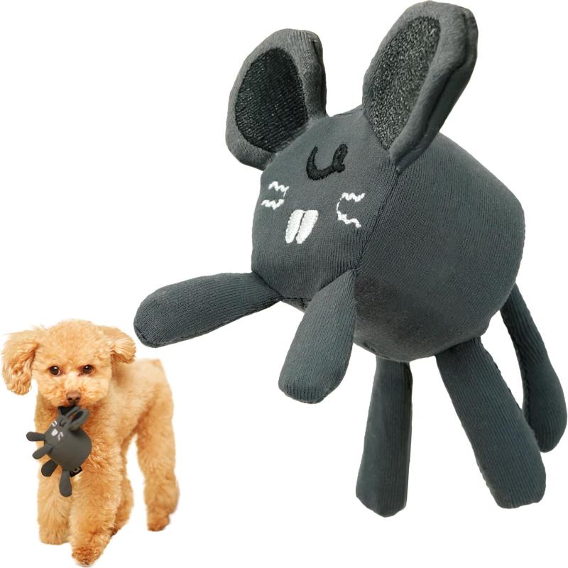 monu（もにゅ）小型犬用おもちゃ 噛む ねずみ ぬいぐるみ 一人遊び ストレス解消 5種展開 furfolk犬用嚙むおもちゃ