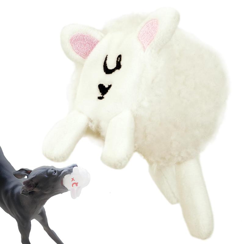 monu（もにゅ）小型犬用おもちゃ 噛む ひつじ ぬいぐるみ 一人遊び ストレス解消 5種展開 furfolk犬用嚙むおもちゃ