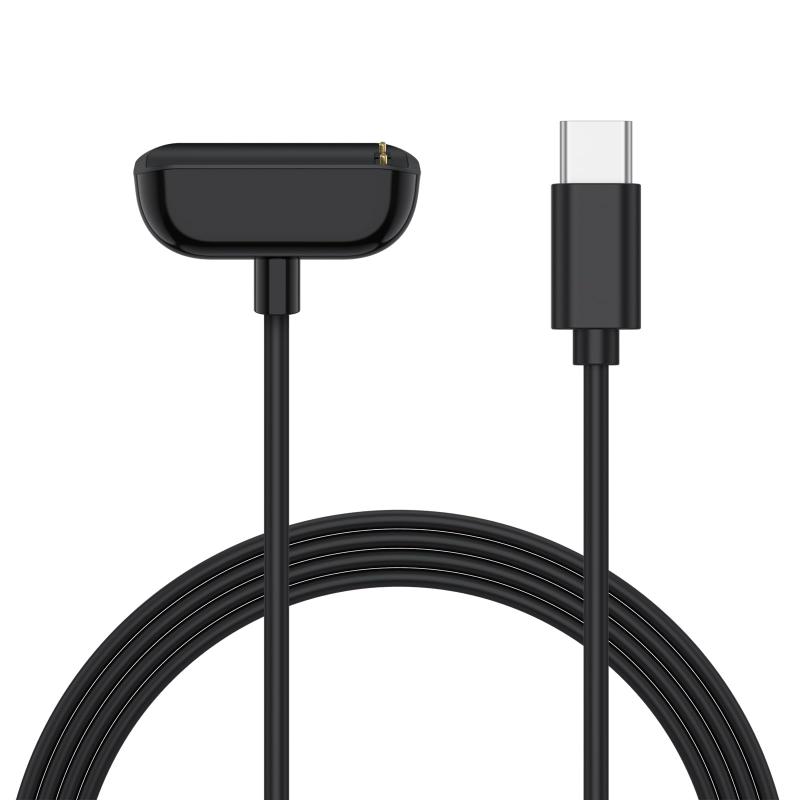 for Fitbit Charge6/5 Fitbit Luxe充電器 USB C ケーブル スマートウォッチアクセサリ 急速充電 (100cm)【磁気吸引急速充電は便利で効率的】サムスンFitbit Charge 6、5/Fitbit L...