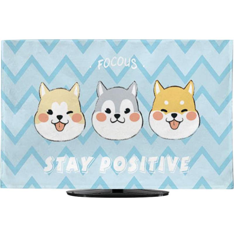 Umora 液晶テレビカバー 北欧風 保護防塵 汚れ防止 インテリア テレビアクセサリー おしゃれ素材：コットン＋ポリエステル 良質な素材で、しっかりした作り、耐用性に優れる。サイズ：32インチ(81X50cm) 40インチ(96X63cm...