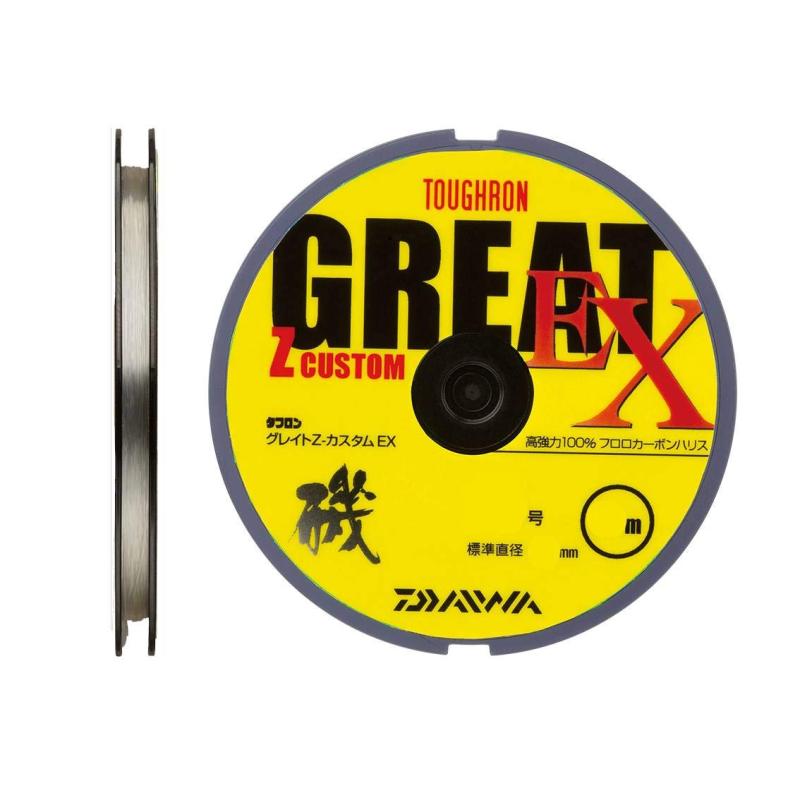 ダイワ(DAIWA) フロロライン タフロングレイトZカスタムEX 1-5号 50/70m ナチュラル