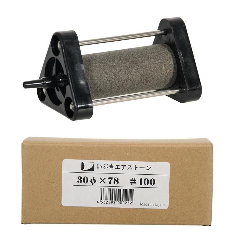 いぶきエアストーン 30φ×78 1個均一に発気させるため、通気する前に必ずストーンに水を十分浸透させて下さい。