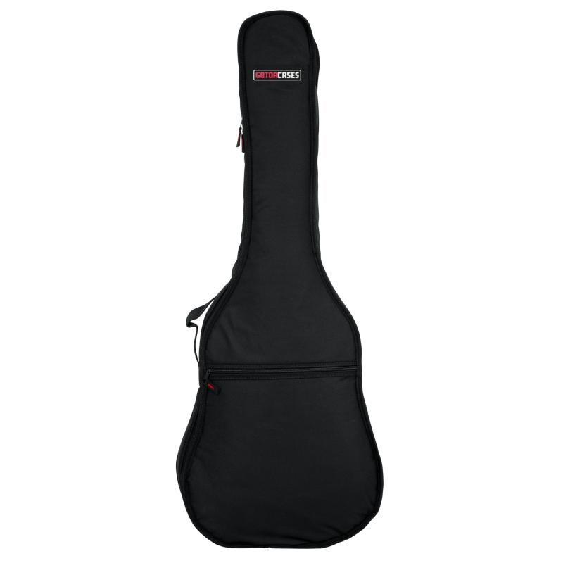 Gator Cases フォームパッド入りギターギグバッグ、長さ49インチまでのアコースティックベースにフィット(GBE-AC-BASS)アコースティックベースギターに適合ナイロン構造、10mmの内部パッド付き。ヘッドストックとブリッジの内...