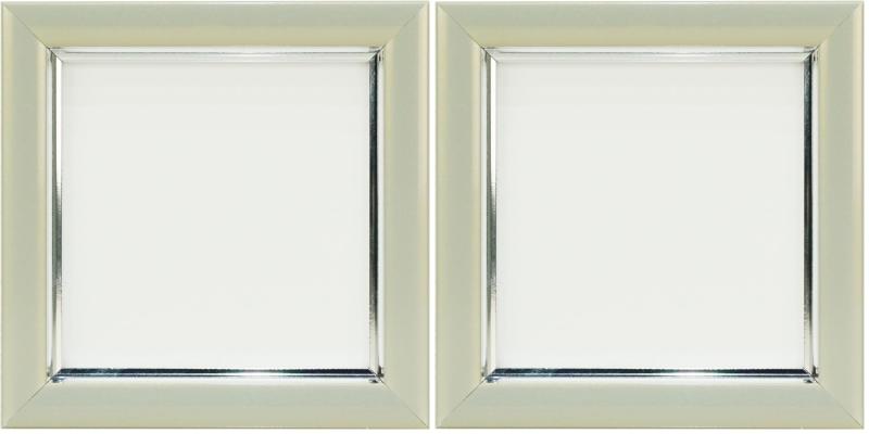 万丈 VANJOH Vカラー肖像額 ましかく PGY（パールグレー） 107316 フォトフレーム 【スタンド付】 【置き専用】