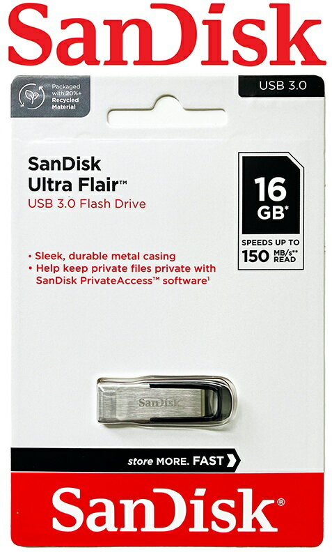 SanDisk Ultra Flair USB 3.0フラッシュドライブは、あなたのファイルを高速で移動させます。最大150MB/sの高速USB 3.0パフォーマンスでファイルを転送し、転送の待ち時間を大幅に解消。そしてその耐久性と洗練され...