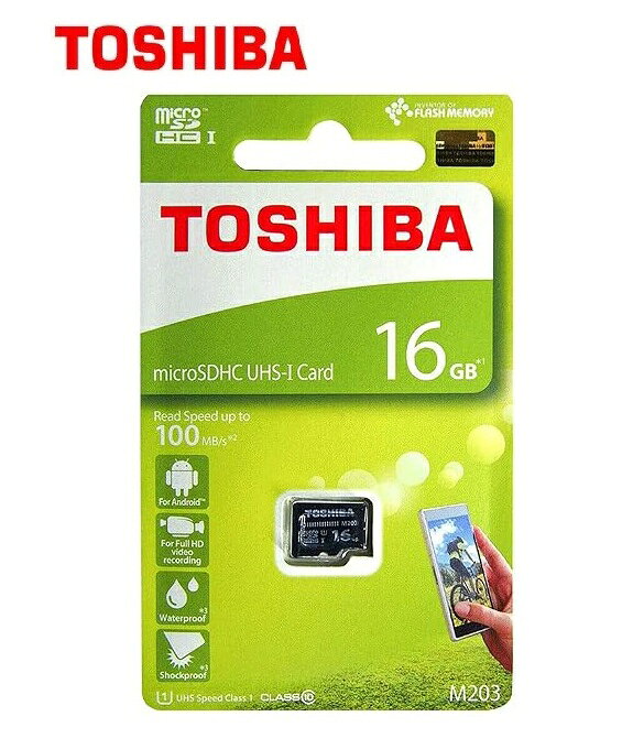 スマートフォン、タブレット、デジタルカメラに！ ●信頼の東芝製microSDカードに転送速度100MB毎秒の高速仕様登場。 ●スマートフォン、タブレットやミラーレスカメラで、素早い動きの中の一瞬を切り取ったり、フルHDビデオを録画できます。...