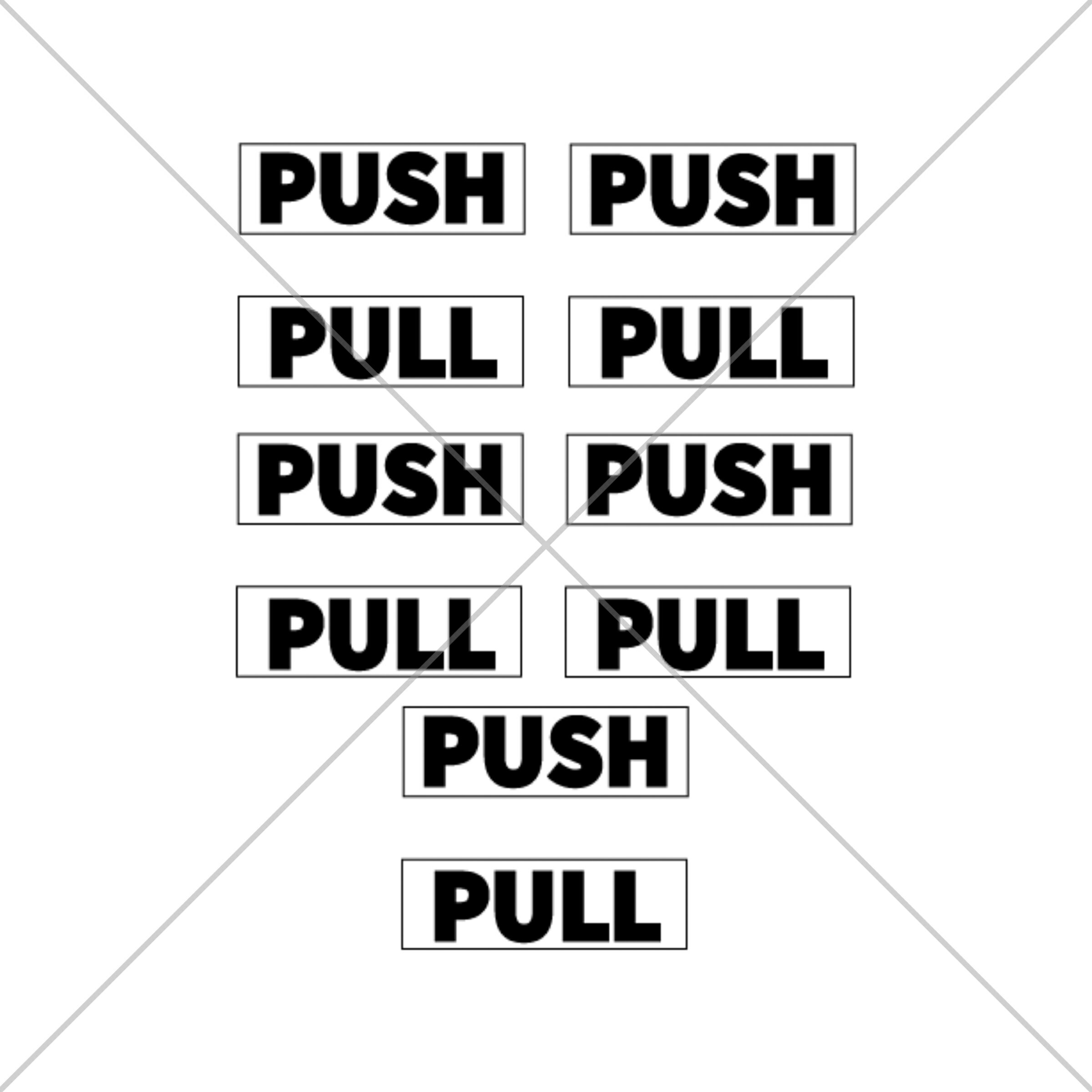 商品説明サイズ 商品画像に記載あり材質塩化ビニール 商品説明 【商品番号】00217 PUSH5枚、PULL五枚ずつの10枚でお得セット!☆ こちらの商品はお家や、店舗などの、 ドア、扉などの引き戸や押し戸などに貼る 小さくシンプルな防水加...