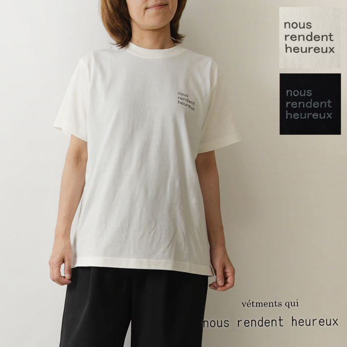 商品名 【nous rendent heureux ヌーランドオロー】5.6オンス コットン ヌーランドオロー ロゴ Tシャツ (625069) 商品説明 【nous rendent heureux ヌーランドオロー】より 5.6オンス コ...