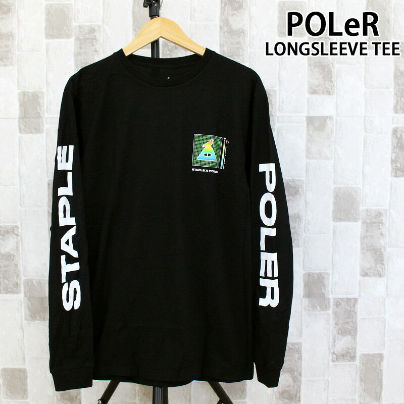 POLER?STAPLEコラボTシャツ 「231CLM2202」 左袖にPOLER、右袖にSTAPLE、背面に地球儀をダイナミックにデザイン。 フロントにはサーモカメラの画面を思わせるユニークな柄をフィーチャー。 遊び心あるPOLeRらしい...