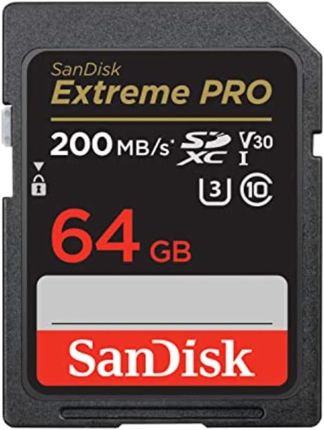 商品情報商品説明SanDiskの 64GB Extreme PRO SDXCカード です。高速性能を求めるカメラ・ビデオ撮影に最適で、4K UHD動画撮影や高速連写にも対応します。読み出し最大約200 MB/sの高速転送により、大容量データ...