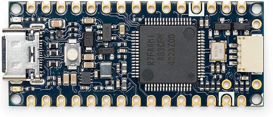 商品情報ブランドArduino製品サイズ／重量・基板サイズ：約4.3 × 1.7 cm（Nanoフォームファクタ）・重量：約20g（0.02kg）スペック・マイコン：Renesas RA4M1（32bit Arm® Cortex®-M4、4...