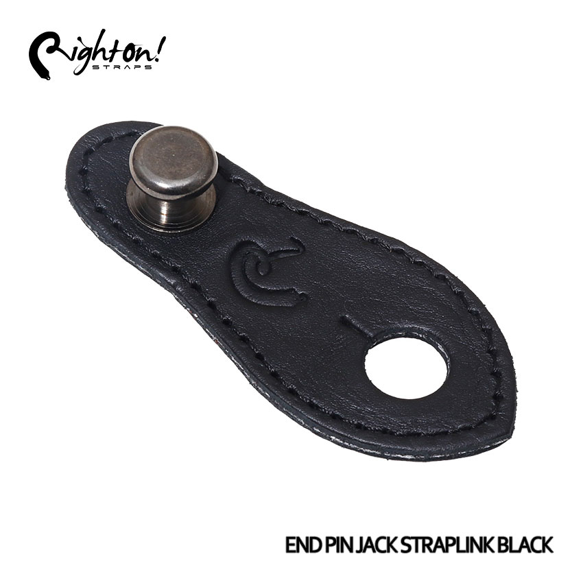 RightOn! STRAPSのエンドピンジャック用ストラップボタン「END PIN JACK STRAPLINK」です。 新たに開発したエンドピン用ストラップリンクです。エンドピンジャックなどの大型のエンドピンにストラップを通す際にお気に...