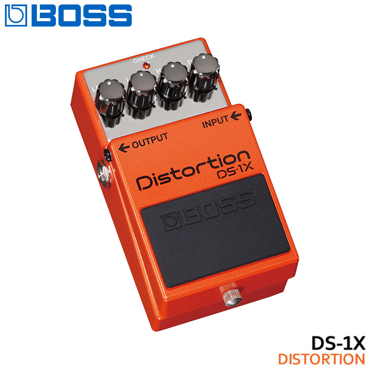 BOSSのディストーション「DS-1X」です。従来の歪みエフェクトの弱点を克服した最先端のディストーション。35年以上に渡って培ったオーバードライブ/ディストーション設計のノウハウと最新技術を注ぎ込んだスペシャル・エディション・モデル。タイ...