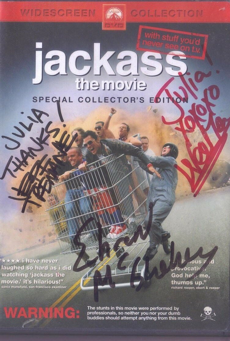 商品名【中古】Jackass - The Movie (Widescreen Special Edition) (DVD)（帯無し）種別DVD帯についてケースの外側に付属しているキャッチコピーが書かれている用紙のことです。状態正常動作確認済...