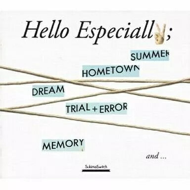 商品名【中古】Hello Especially / スキマスイッチ（帯あり）種別CD/DVD帯についてケースの外側に付属しているキャッチコピーが書かれている用紙のことです。状態正常動作確認済みその他一部商品は特殊ケースは除き中古ケースから新...