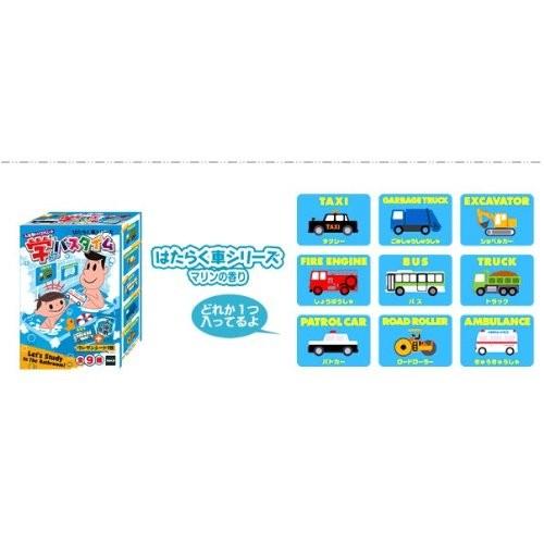 お風呂の中で楽しく学習！！ 大好きな車の名前を覚えながら アルファベットとひらがなの学習ができます♪ クローズドボックスなので、何が入っているかはお楽しみ＾＾ 材質：パズル（ウレタン）/入浴剤（硫酸Na、炭酸水素Na、香料） 本体サイズ :...