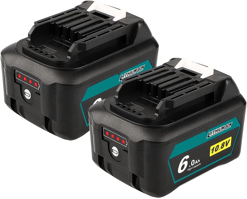 型番：WTL1015 マキタ10.8v 互換バッテリー 電圧：10.8v 容量： 6000mAh （6.0Ah）種類：リチウムイオン電池（Li-ion）残量表示：残量表示インジケータ付きの新型バッテリーで、バッテリー残量や残り使用時間がひと...