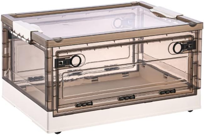 【高品質素材 耐荷重】収納ボックス本体は高品質なPP+ABS素材を採用し、頑丈で、引き裂きに強く、優れた耐衝撃性と耐荷重を持っています。環境に優しい無毒無臭素材です 【折り畳み可能】この収納ボックスは折り畳みが可能で、使わない時には折りたた...