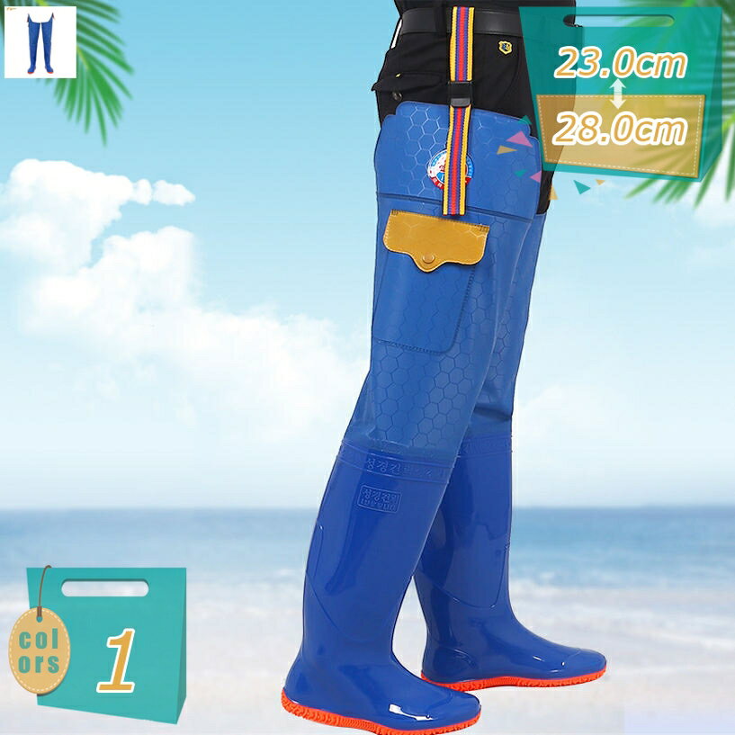 表地：PVCメイン素材：PVC【完全に防水】アッパーとソールが隙間0、一体成型した仕様で、ビッシリしても足が乾燥した状態に保ち、完全に防水を実現できます。雨の日に足が濡れる心配がないので安心してください。【デザイン】カモフラージュがカッコい...