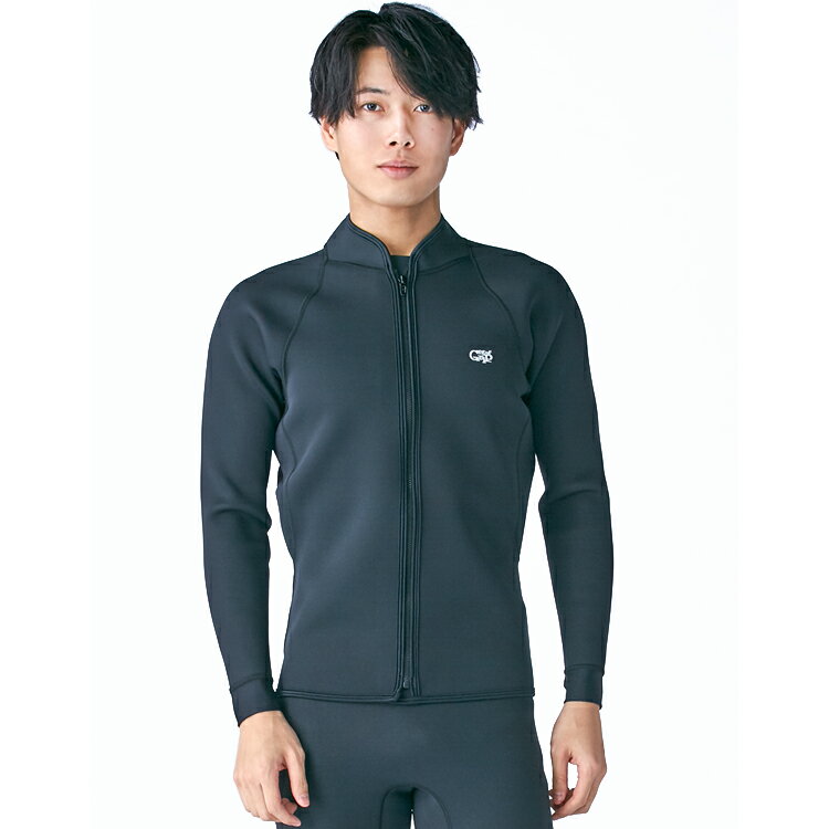 1mmのウエットスーツ生地に特殊起毛素材を使用。 高い断熱性、蓄熱保温機能、防水機能を発揮、保温効果の高いインナーです。 全パーツウエット素材なので、アウターとしても使用可能です。 【目安サイズ】 ◆XSサイズ：身長145～155cm/胸囲...