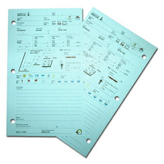 12種類のかわいいお魚のイラストがついて、使いやすいログブックレフィルです。 PADI（パディ）のバインダー対応の3穴タイプです。 【A-タイプ】 表裏両面に1DIVE分ずつのデータが書き込め、リフィル1枚で2DIVE分記録できます。 リフ...