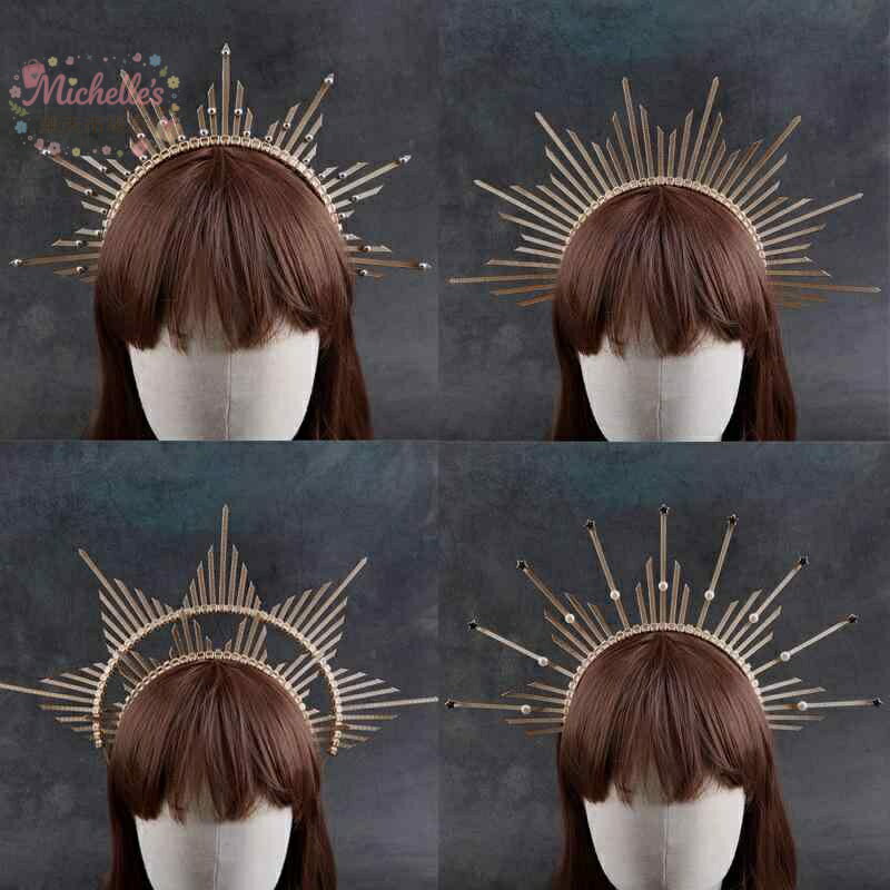ヘアアクセサリー レディース ゴシック クラウン ティアラ ヘイロー 万聖節 ハロウィン コスプレ ヘッドドレス レトロ スタイル 手作り プラスチック 樹脂 パーティー イベント 装飾 かわいい おしゃれメーカー希望小売価格はメーカーサイ...