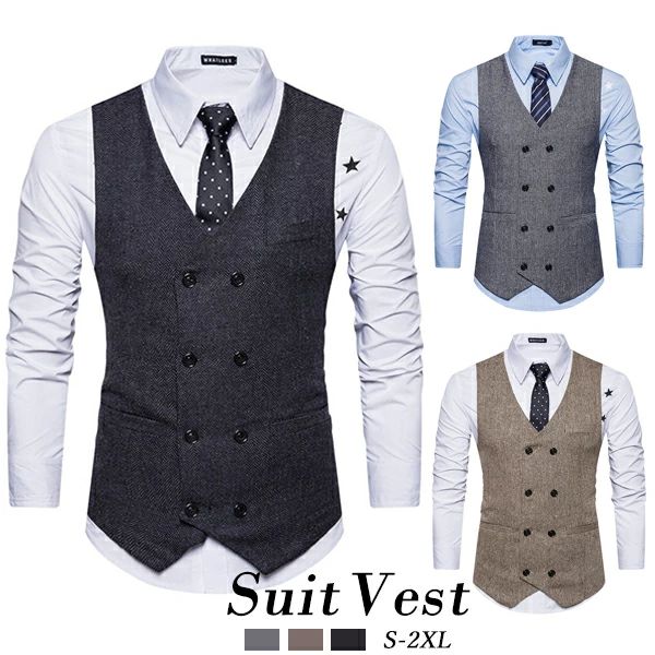 商品詳細 商品名 ベスト メンズ ジレー スーツベスト チョッキ フォーマルベスト 紳士服 ビジネス 結婚式 パーティー シャツに似合う 無地 スーツ かっこいい スリムフィット 大きいサイズ カジュアル 素材 コットン カラー カーキ、グ...