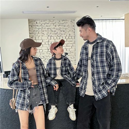 【関連キーワード】親子ペア パパ ママ ペアルック カップル 長袖 ペアカップル親子 カップルお揃い 服 プレゼント親子 親子ペアルック　親子ペアシャツ 親子お揃い　親子ペアルック　シャツ 親子お揃い　シャツ メンズ レディース ユニセック...