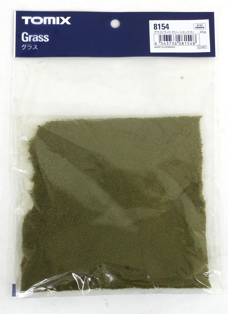 フォーリッジを更に細かくしたスポンジに着色をしたレイアウト素材です。●カラー（グリーングループ）：ライトグリーンミックス●メーカー：TOMIX ●商品番号：8154T