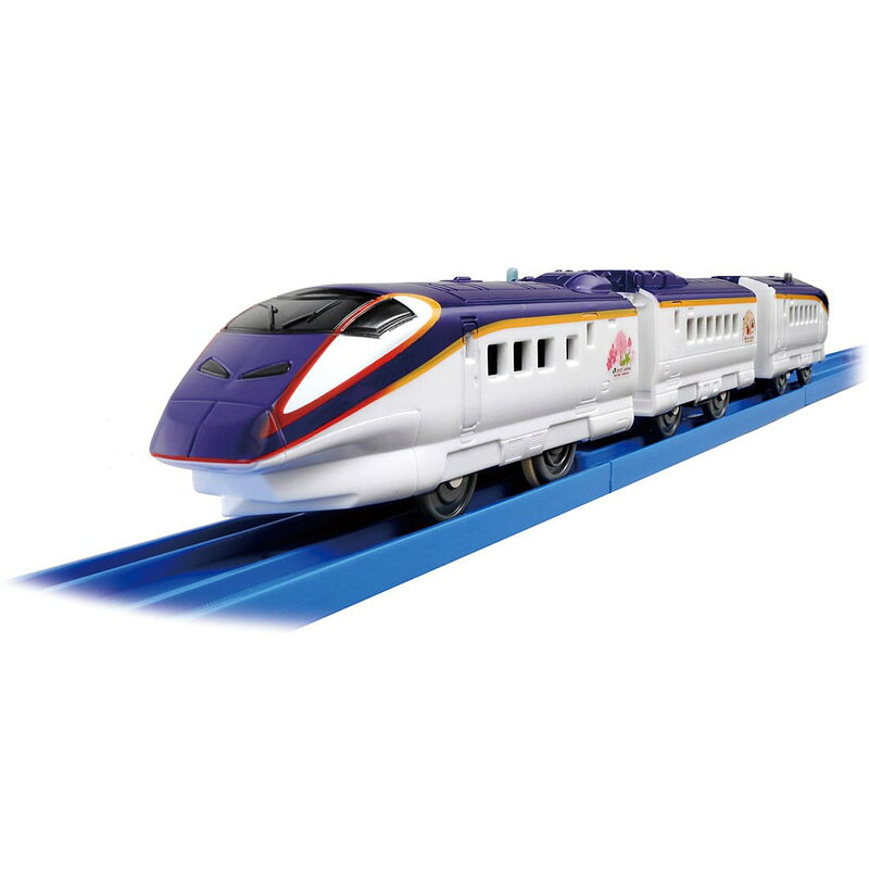 商品はJR東日本のE3系新幹線つばさ2000番代をモデルにしています。●単3乾電池1本(別売)●3両目のレバーを引くとマグネット連結器が現れます。（マグネット連結仕様の車両商品と連結可能）●3両編成でそれぞれ連結、切り離しが自由です。●2ス...