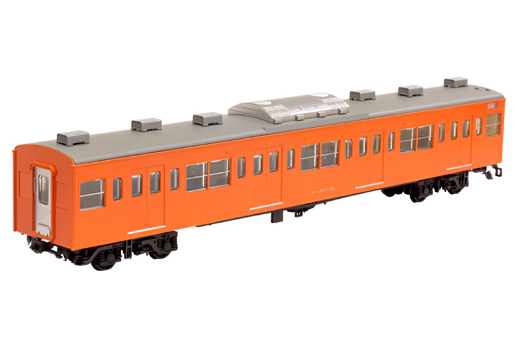 待望のサハ201登場！長年中央線の顔として親しまれていた201系通勤電車をプラスチックキット化しました。サハ201は完全新規設計にて製品化！機器が少ない床下を再現しています。東日本仕様の特徴であった妻面窓が閉鎖された仕様。1/80スケールに...