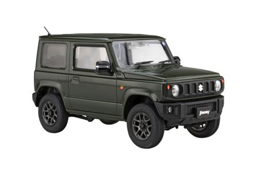 ■商品説明ジムニーXCにルーフラックキャリアボックスシャベルパーツが付属した特別仕様版。製品は組立が必要なキット形式。1/24スケールです。塗装が不要：パーツそれぞれに成形色でパーツは着色されており、ボディは塗装で得られない艶質感を実現。接...