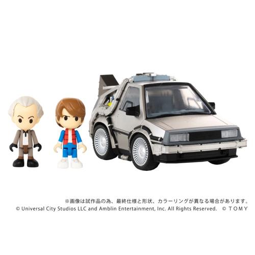 ■商品説明キュートでクール！デフォルメディスプレイモデル「Q VILLAGE」シリーズ「チョロQ」をルーツにホビーでキュートでクールな世界観を提案。デフォルメカーとミニフィグがセットになった完成品ディスプレイモデル仕様。映画『バック・トゥ・...