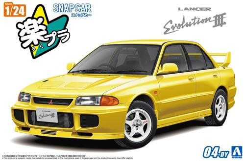 ■商品説明WRCを制覇した“第1世代の最終モデルが登場！＜完全新金型＞楽プラ スナップカー 第4弾カーモデルにチャレンジしたい全ての人へアオシマの新提案シリーズ「楽プラ スナップカー」にランサーGSRエボリューション3が登場です。車のプラモ...