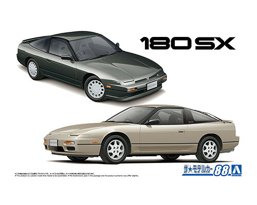 ■商品説明【製品説明】・生産終了から25年たった現在でも絶大な人気を誇る180SX。今回は1989年に登場した前期型と1991年にマイナーチェンジした中期型が登場です！どちらか選んで作れるコンパチキットになっております！◆プラモデルとしての...