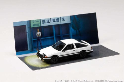 ■商品説明頭文字D ダイキャストカー＆ディオラマセット 新製品のご案内1 .ミニカーの原型製作には実車を3Dデジタルスキャニングして造形の基礎としています。2. コレクションに最適な頭文字Dブリスターパッケージ。3. 専用パッケージとしてブ...