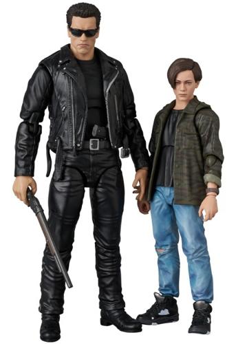 ■商品説明●全高約［T-800］160mm／　［John Connor］130mm●『Terminator 2: Judgment Day』より「T-800 & John Connor」のMAFEXが登場！●T-800の頭部パーツは新規ダメ...